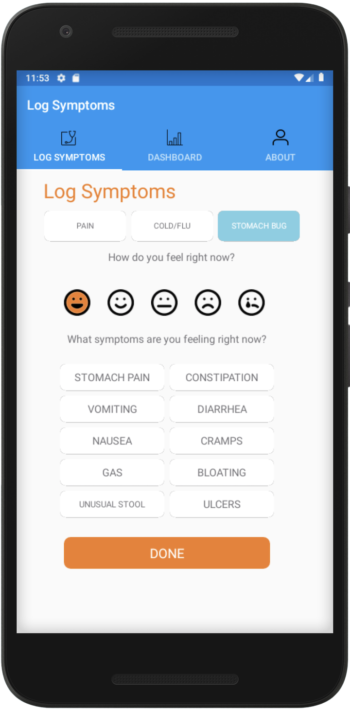 myMedDiary – Real Time Medical Data Tracking